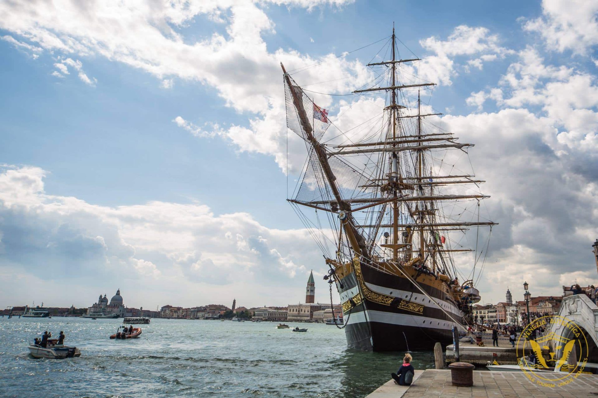 The Amerigo Vespucci Is Back In Venice