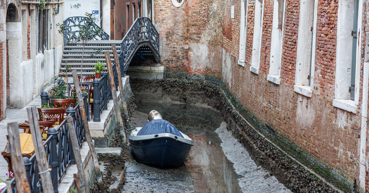 Low Tides In Venice: When Water In Venice Goes Missing